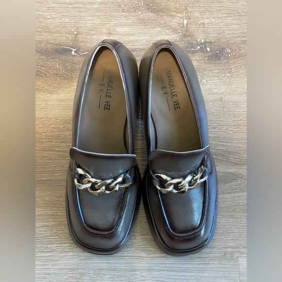 Emanuelle Vee | Shoes | Emanuelle Vee Womens Leather Shoes | Poshmark